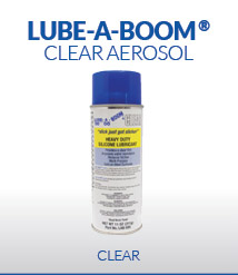 LUBE-A-BOOM Clear Aerosol Lubricant